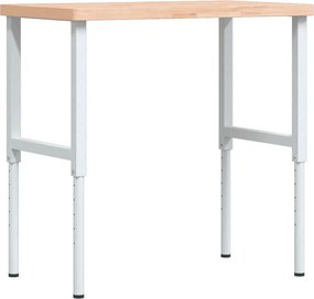 Pracovní stůl 100 x 60 x (73–99,5) cm masivní buk obdélníkový 3309705