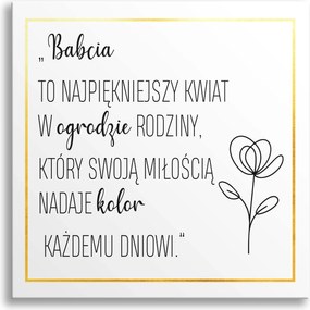 Krásný obraz na zeď Výjimečný Dárek k Dni babiček Narozeniny
