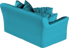 Potah na pohovku IKEA  Tomelilla 2-místná nerozkládací barva modrá látka pletený vzor