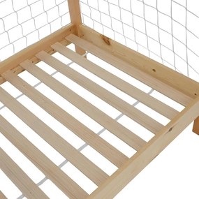 Montessori postel 90x200, přírodní/bílá/modrá/červená, FUTAL Kondela 0000396833