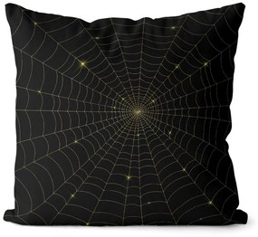 Polštářek Spiderweb gold (Velikost: 40 x 40 cm)