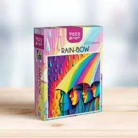 YAZZ Čtvercové puzzle Duha / 1023 dílků / 60 x 60 cm