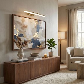 Toolight Rea, Koupelnové nástěnné LED svítidlo APP1874-1W 80cm GOLD, OSW-66029