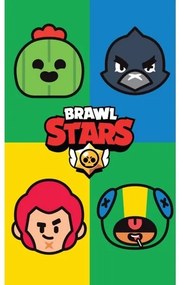 Carbotex Dětský ručník Brawl Stars Portréty 30x50 cm