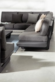 BIZZOTTO Zahradní rohová pohovka INFINITY antracit 253 cm 0663431
