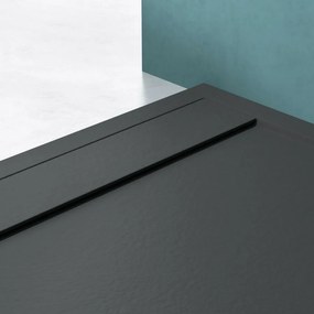 Sprchová vanička z litého mramoru DOPORRO BLICK 100-160cm ANTHRAZIT Velikost: 140x90x3