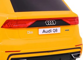Ramiz Elektrické autíčko Audi Q8 Lift dětské SUV žluté + dálkové ovládání