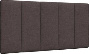Rám postele bez matrace Hanko tmavě hnědá 100 x 200 cm textil 3310373
