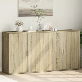 Příborníky 2 ks dub sonoma 79 x 38 x 80 cm kompozitní dřevo 3276604