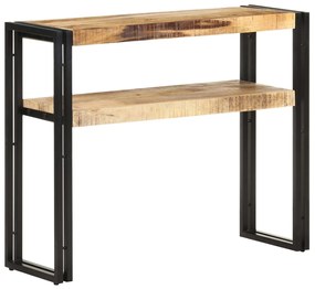 Konzolový stolek 90 x 30 x 75 cm hrubé mangovníkové dřevo,  321096