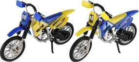 TEDDIES Prstová motorka kov/plast 12 cm / 2 barvy / Na kartě / od 3 le