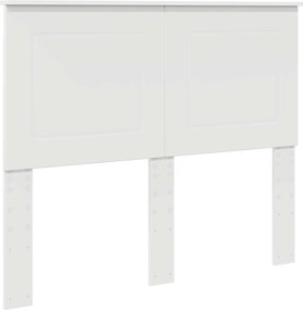Rám postele s čelo Bílá 120 x 190 cm Masivní borové dřevo 3409372