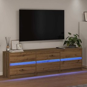 TV jednotky 2 ks Artisanový dub Kompozitní dřevo 3385629