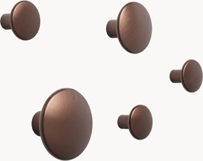 Sada nástěnných háčků z hliníku Dots, 5 dílů