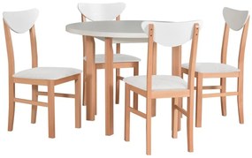 Drewmix jídelní židle LEO 2 dřevo: buk, potahový materiál: látka, opěradlo: grafit
