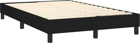 vidaXL Box spring postel s matrací 120x200 cm textil [3140043] Barva: Tmavě šedá