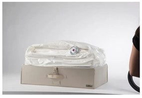 Světle béžový vakuový box Compactor, šířka 72 cm