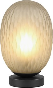 Zelená stolní lampa se skleněným stínidlem (výška 28,5 cm) Facette – Trio