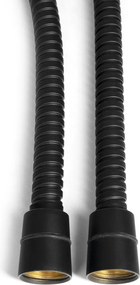 Sapho powerflex kovová sprchová hadice 200 cm černá mat FLEX200B