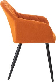 Jídelní židle Shila látka – oranžová