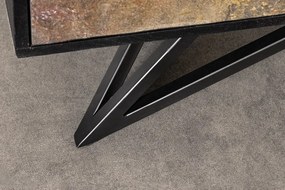 Designová vysoká komoda Quillon III 120 cm přírodní kámen