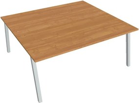 Kancelářský pracovní stůl Hobis USDA 1800, bílá RAL 9016, deskaakát