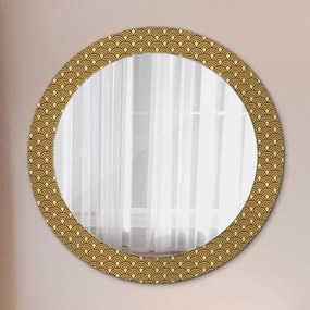 Kulaté dekorativní zrcadlo Deco vintage fi 70 cm