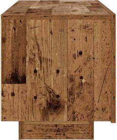 Noční stolek starého dřeva 100 x 35 x 40 cm kompozitní dřevo 3329173