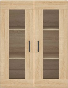 Skříň highboard dub sonoma 69,5 x 34 x 180 cm kompozitní dřevo 3198404