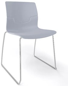 GABER - Židle SLOT FILL S - šedá/chrom