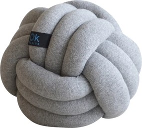 Výprodej OK Design polštáře Chango cushion - šedá small Ø26 cm