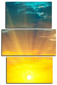 Obraz na plátně - Západ slunce - obdélník 7200C (105x70 cm)