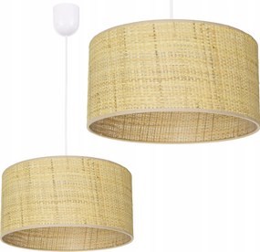 Závěsná Stropní Lampa Boho Ratan 40 CM Ratanová Led Polsko Lampa