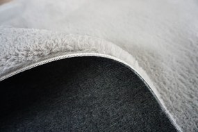BE Koberec Cozy 1453 GREY - šedý obdélníkový Rozměr: 40x60 cm