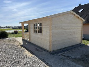 Domek Marta 400x595cm, 2,5m terasa, 40mm