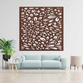 Dřevěný vyřezávaný obraz mandala – Moderní dekorace| SENTOP PR0285