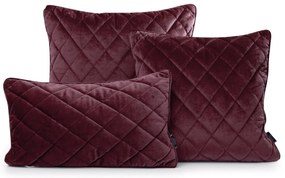 DEKORAČNÍ POLŠTÁŘ VELVET28 50X50 CM BORDOVÁ