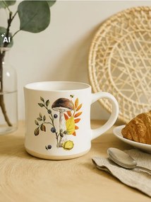 Sinsay - Hrnek s potiskem hub - hnědá