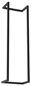 Luminex Nástěnný držák ručníků 78x23 cm černá 9880