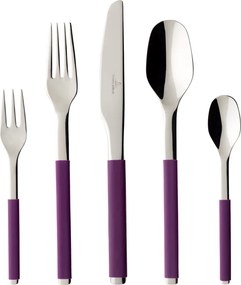 Villeroy&Boch S+ Lila sada příboru pro šest osob, 30 kusů