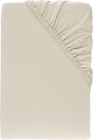 Livarno® Žerzejové napínací prostěradlo, 90–100 x 200 cm (béžová)