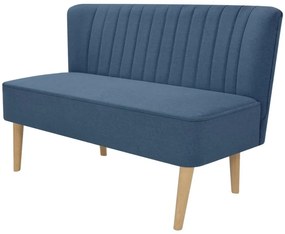 Pohovka textil 117 x 55,5 x 77 cm modrá 244072