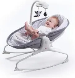 Tiny Love Lehátko 3v1 Rocker Heather Grey / od narození do 9 kg