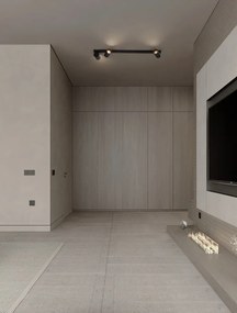 Minimalistické bodové svítidlo Oso 3 Černá
