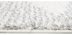 Kusový koberec shaggy Pelta krémový atyp 80x200cm