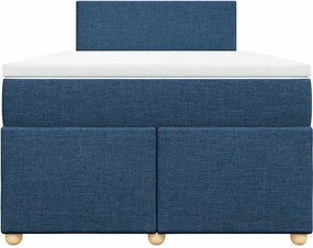 Box spring postel s matrací černá 120x190 cm textil 3286618