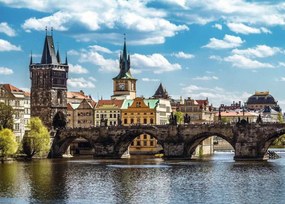 RAVENSBURGER Puzzle Praha Karlův most 1000 dílků 70x50cm skládačka 2419742