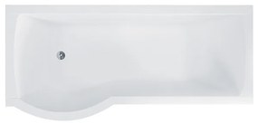 Besco Akrylátová atypická vana s vanovou zástěnou INSPIRO VK 150x70 (160x70, 170x70) Barva: Bílá, Rozměry (cm): 150x70, Orientace: Levá