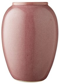 Bitz Kameninová váza 20 cm Light Pink
