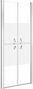 vidaXL Sprchové dveře polomatné ESG (93–96) x 190 cm [148790] Barva: Stříbrná